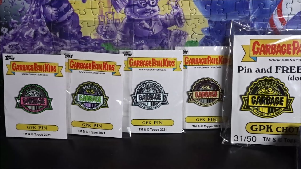 Garbage Pail Kids *New Logo* pins