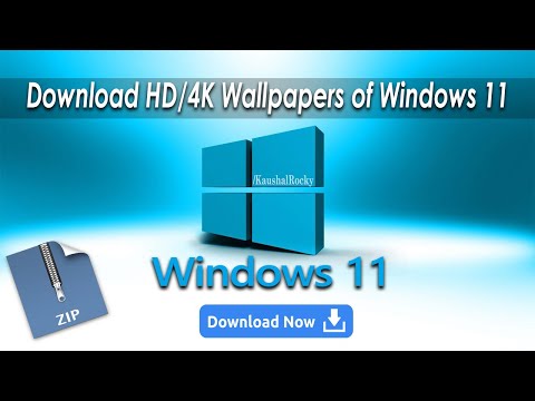 Download Windows 11 Wallpapers [4K Resolution] official | Download zip file