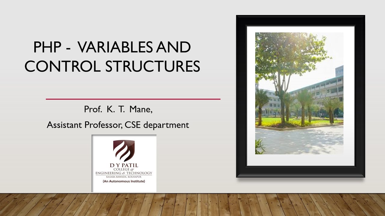 PHP variables,  control structures and functions