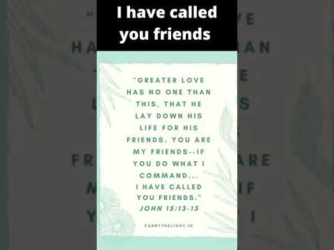 BIBLE VERSES ABOUT FRIENDS