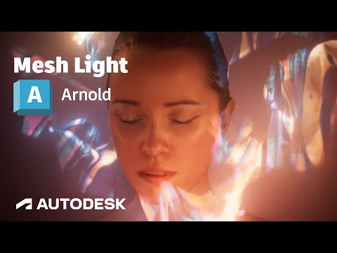 Arnold Tutorial Using The Mesh Light In Mtoa