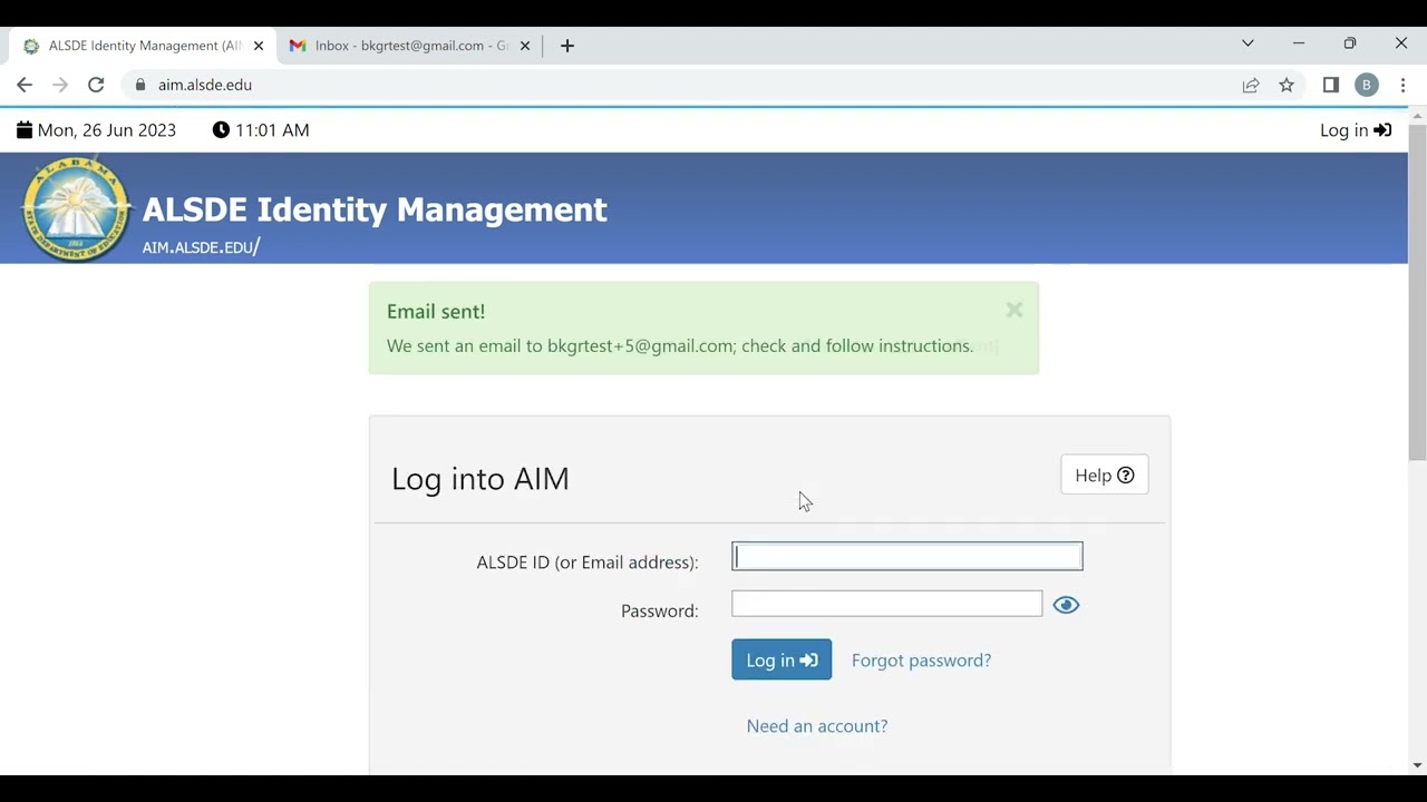 AIM Account Setup