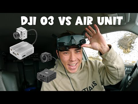 New Update DJI Air Unit - O3 vs OG Air unit Penetration Goggles 2