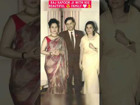 Raj Kapoor ji with his Family 😍❤️👌 #shorts #rajkapoor #rajkapoorfamily