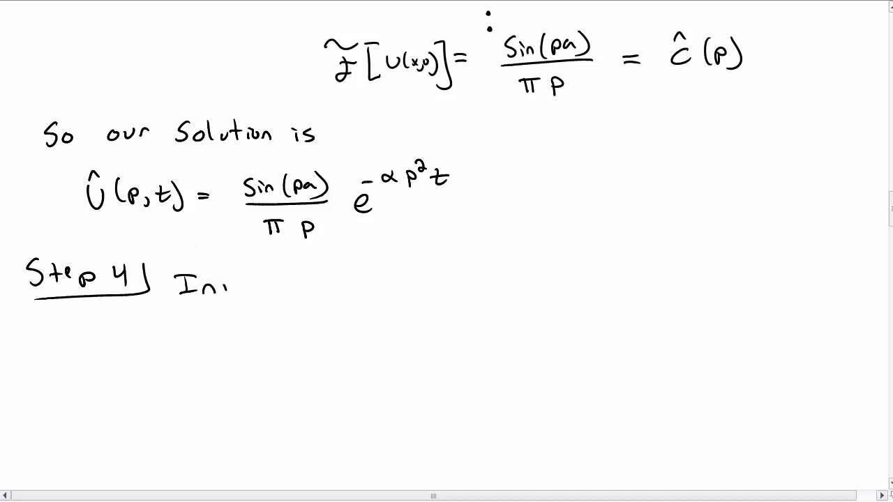 Fourier Transform Technique for Solving PDEs (Part 2)
