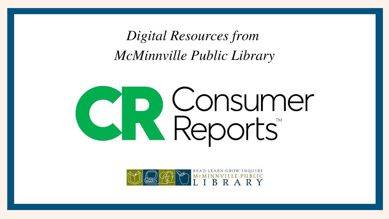 Consumer Reports Tutorial