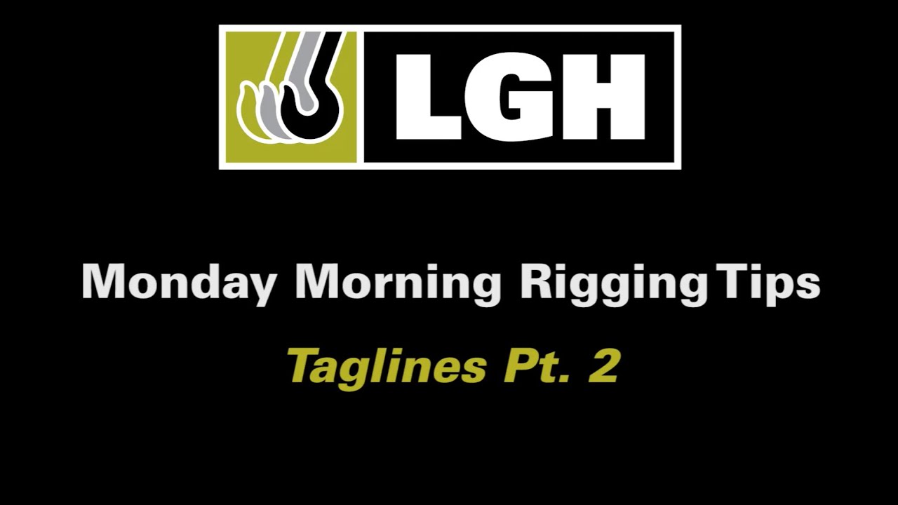 Monday Morning Rigging Tip Pt. 2