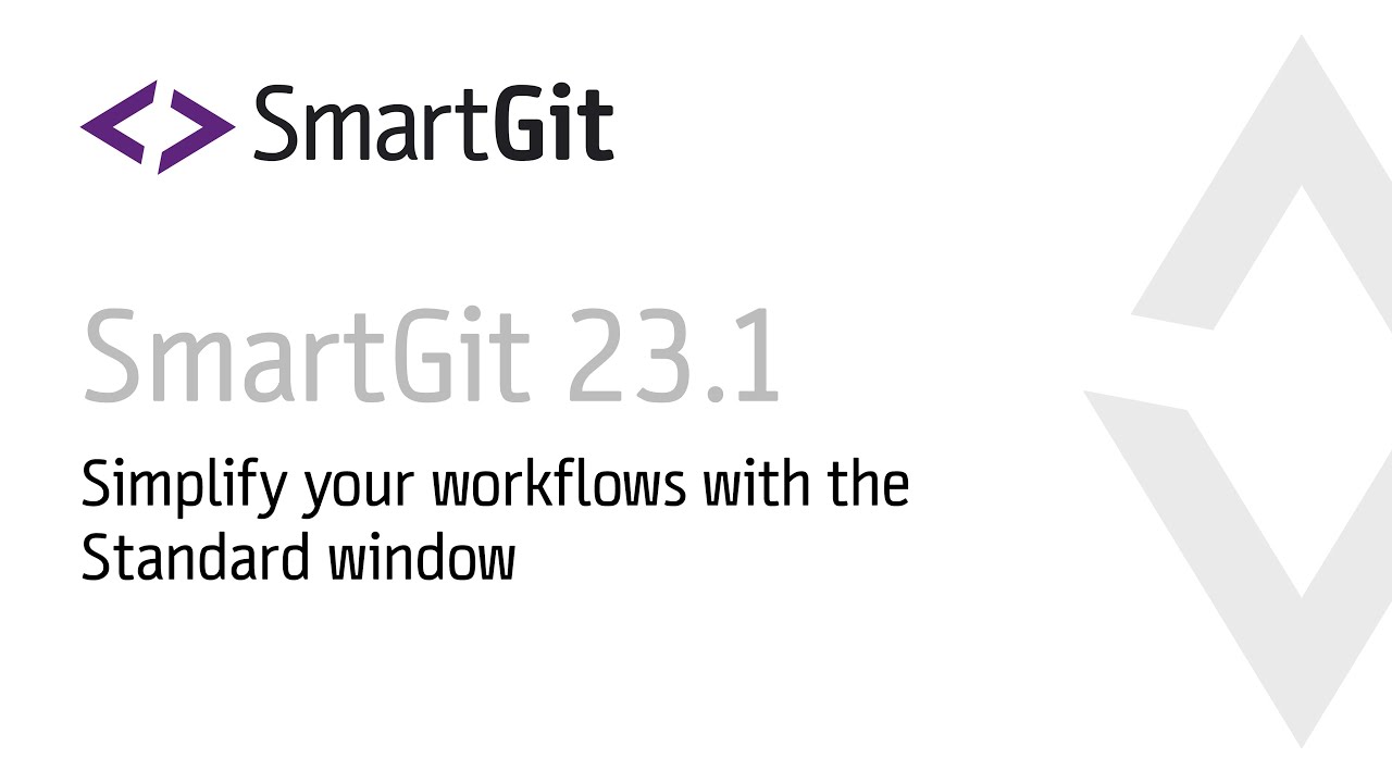 Webinar: Simplifying Git Workflows: Exploring SmartGit's Standard Window