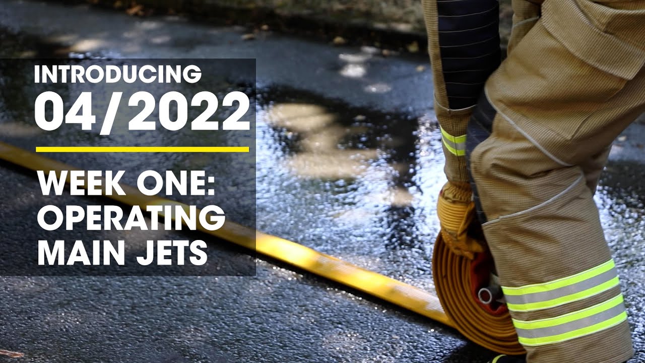 West Midlands Firefighter Training Course - Week 1 - Main Jets Operation