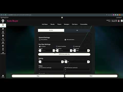 EAFC Sniping Bot - Chrome Web Store