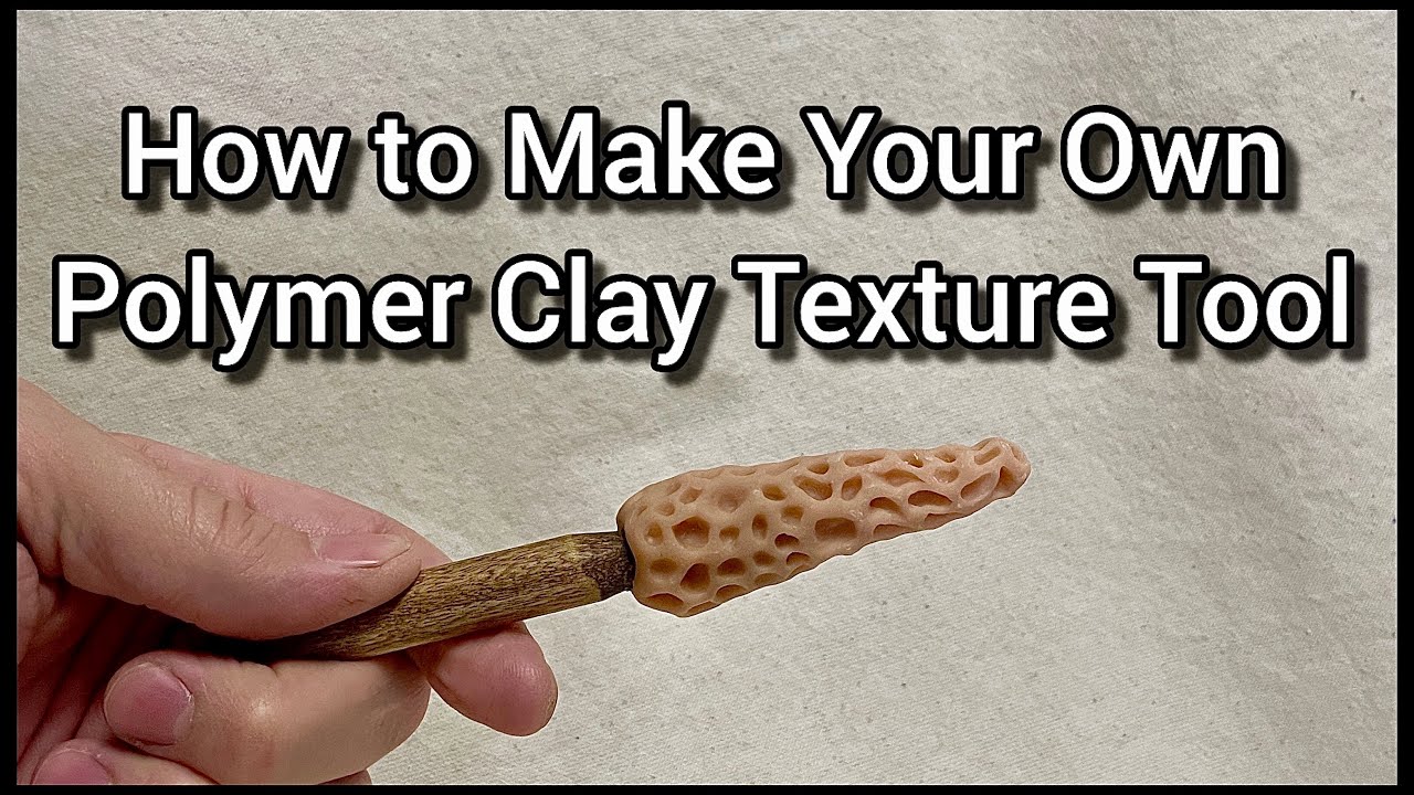 How to Make Your own Polymer Clay Texture Tool - Bite Size Tutorial