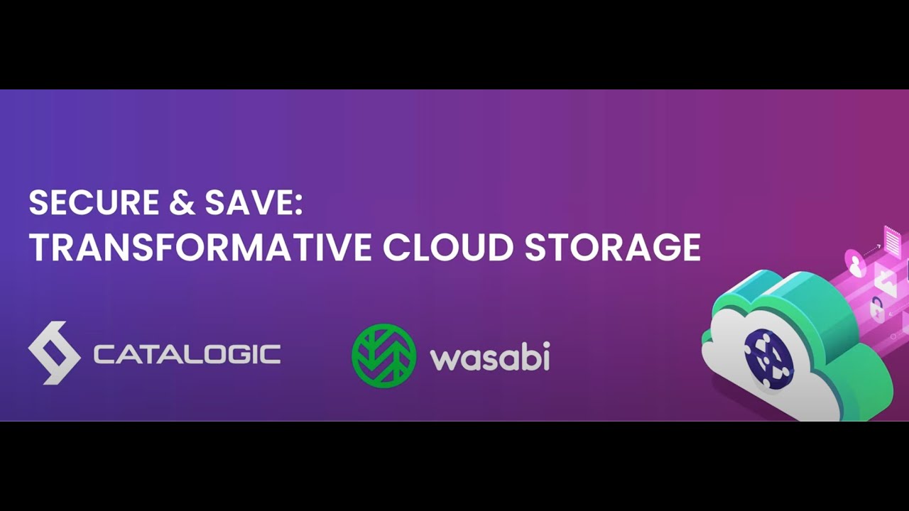 Backup Strategy with Catalogic DPX and Wasabi Cloud Storage Integration