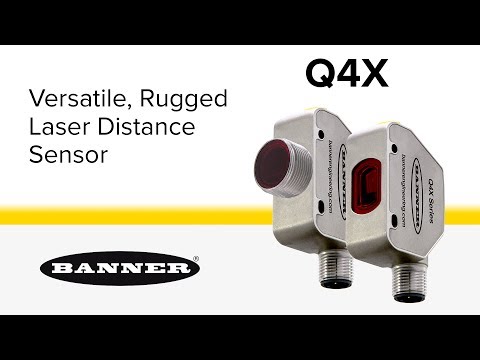 Banner Engineering - Q4XTBLAF300-Q8 - Photoelectric Sensor, Laser ...