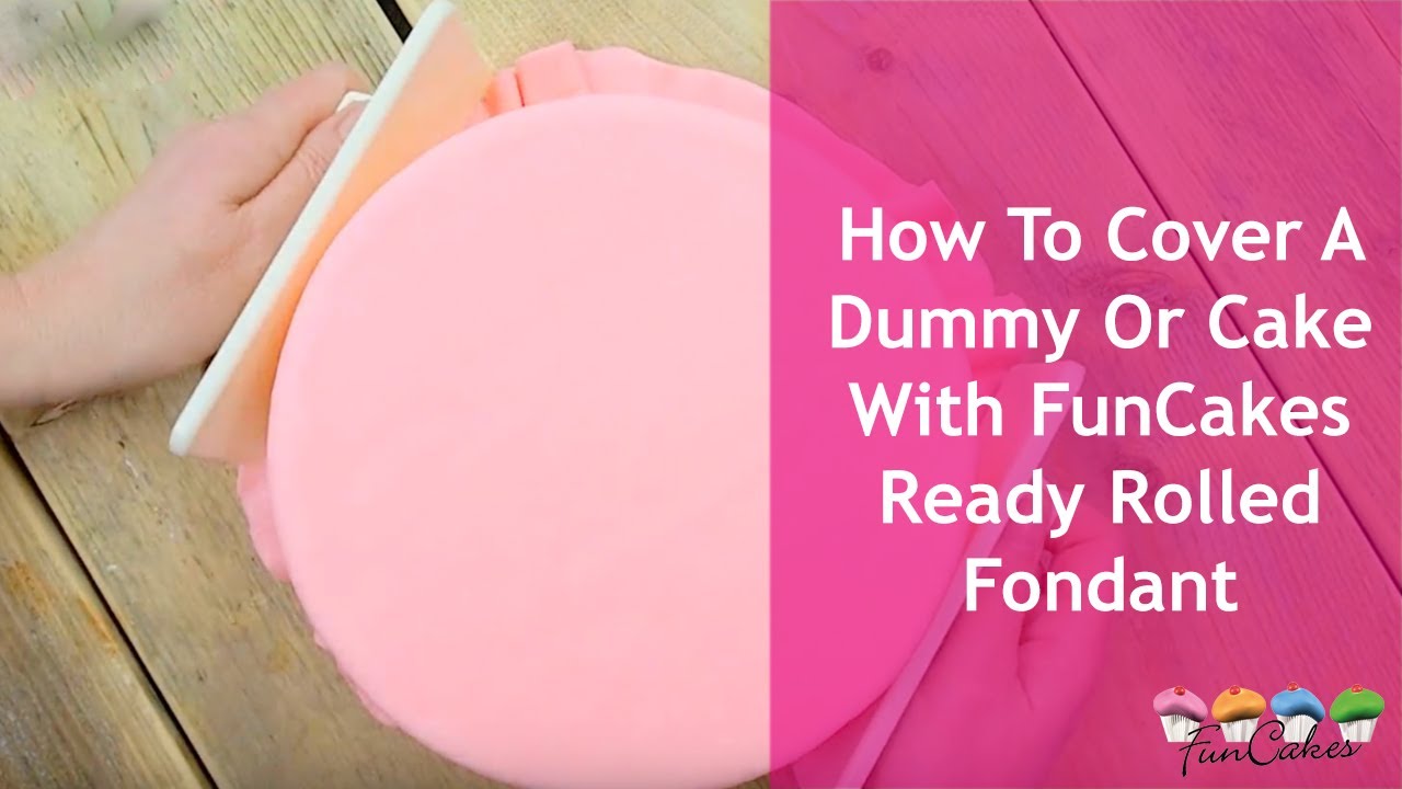 How To Cover A Cake With FunCakes Ready Rolled Fondant