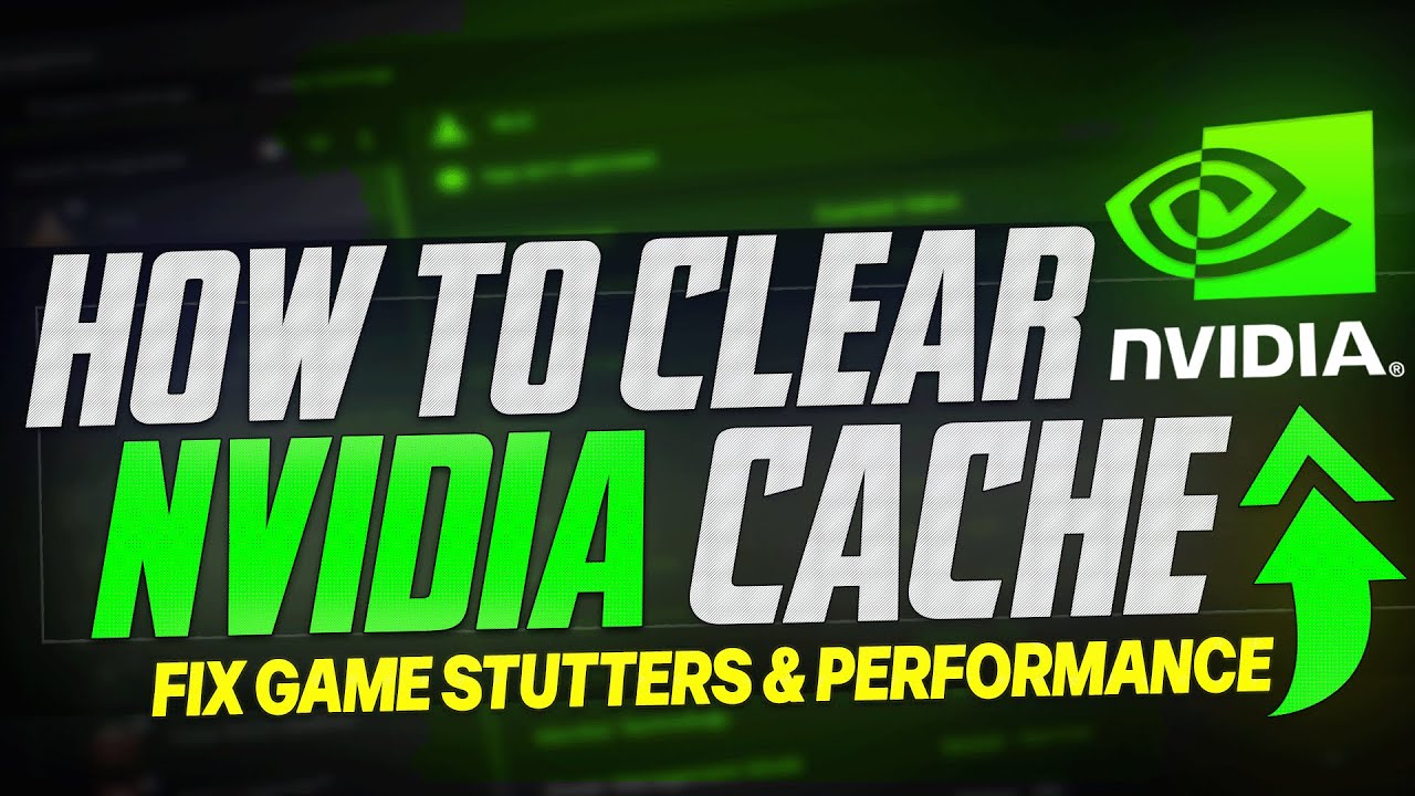 How To Delete NVIDIA Cache to FIX Game Stutter & Performance issues 2025 *NEW* ✅