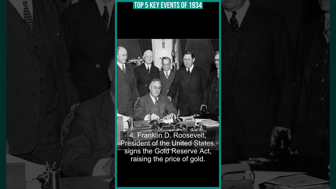TOP 5 Key Events of #1934 -  #timeline #history #yearinreview
