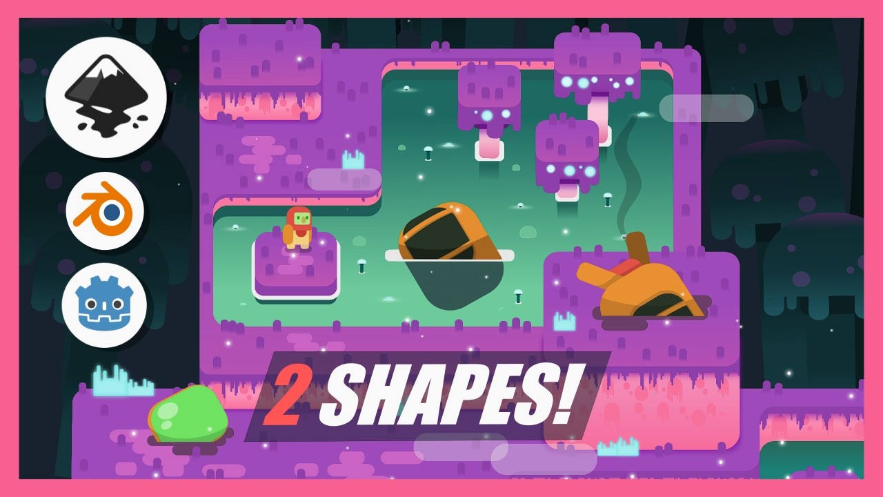 Make Top-Down Game Art Using Only 2 Shapes