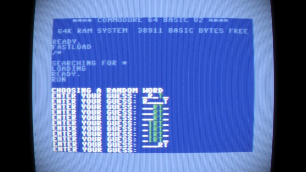 C64 BASIC Wordle Clone
