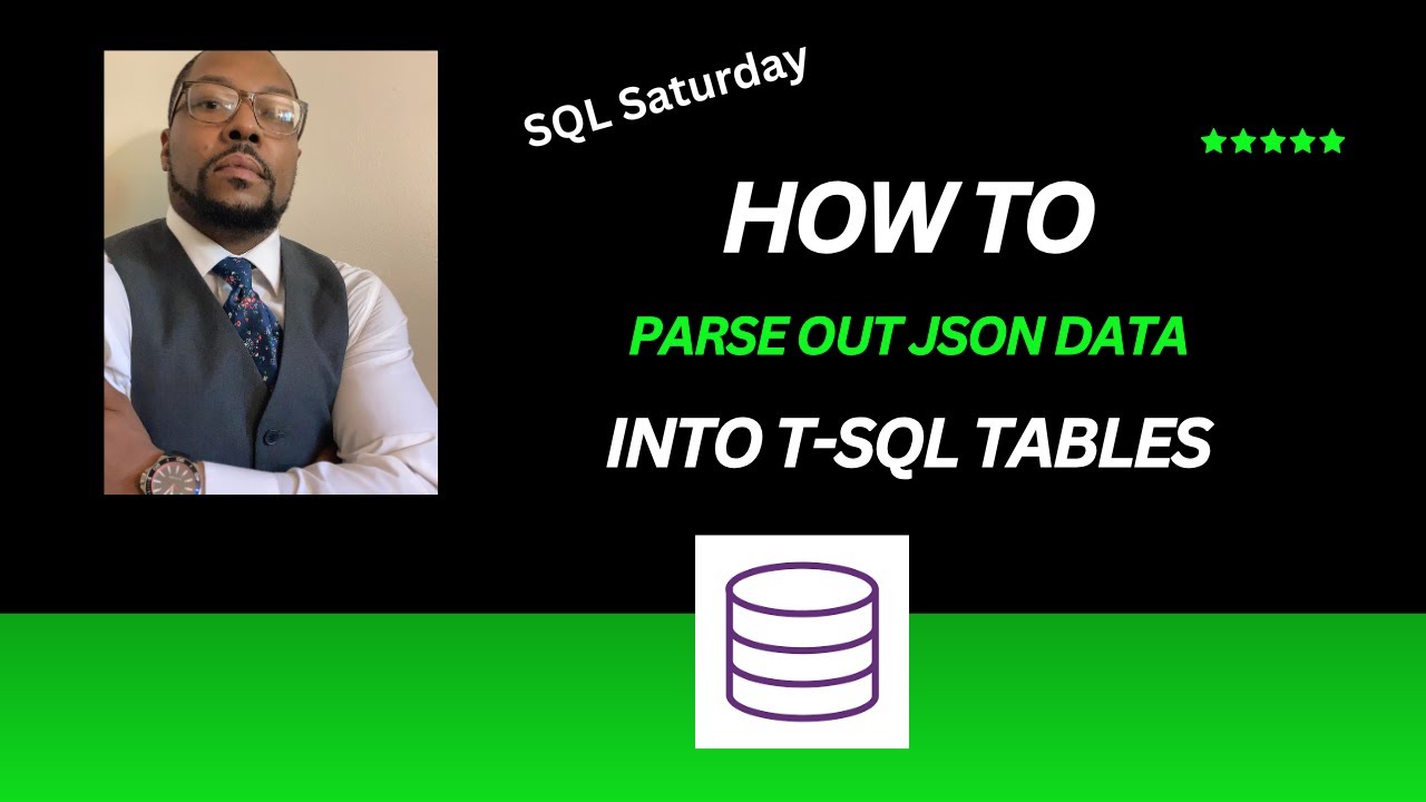 SQL Saturdays Ep.4: SQL | JSON project