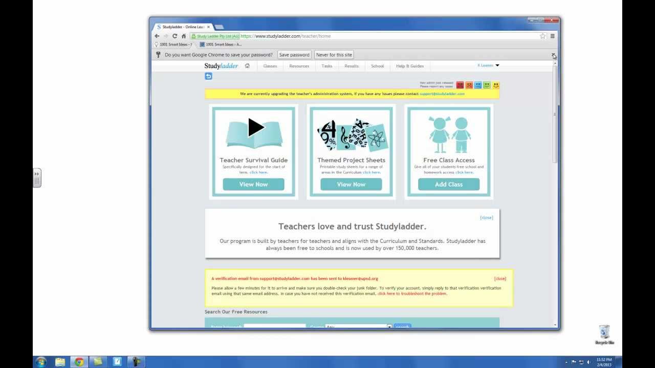 Brief StudyLadder Tutorial