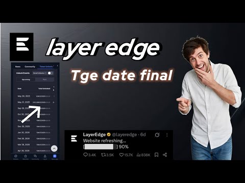 Layer edge airdrop update listing date 🤑🤑