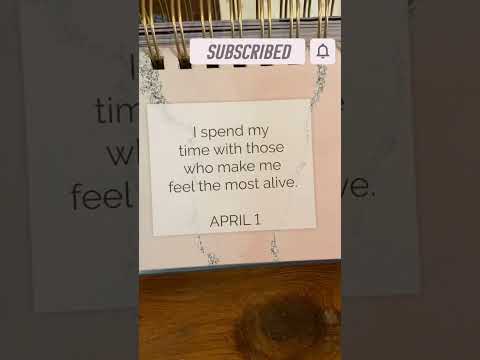 🎉APRIL AFFIRMATION youtube shorts🥳bloom planners