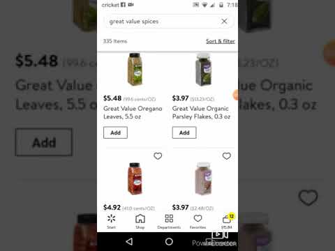 Shop with me Walmart app