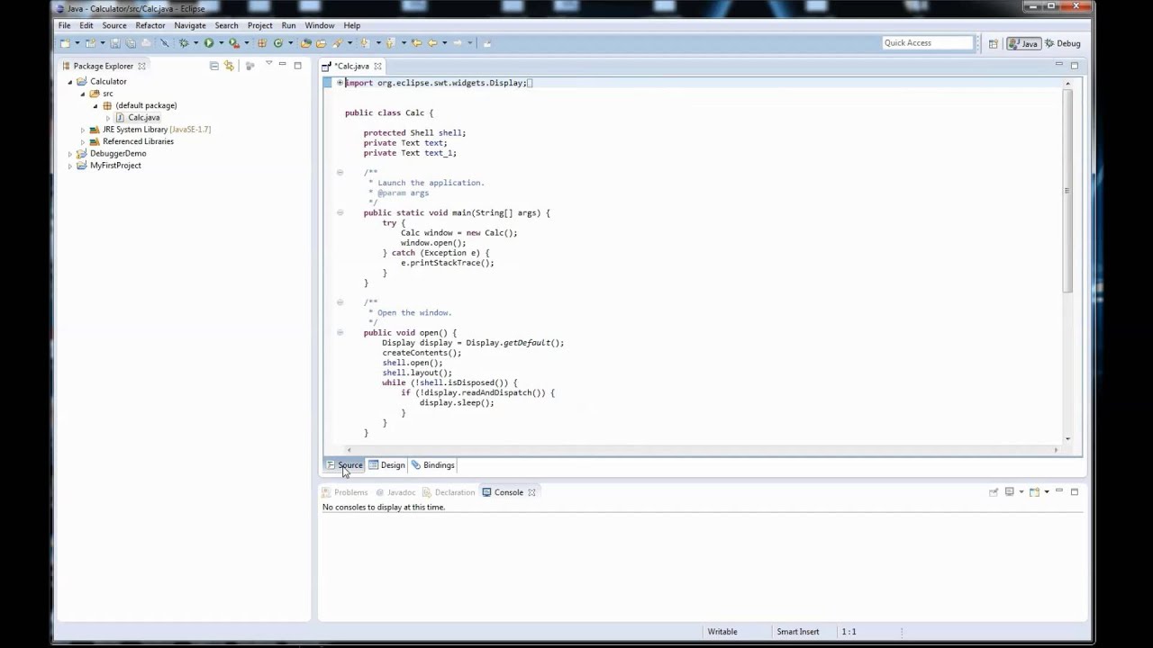Java #E3: Creating a GUI with Eclipse