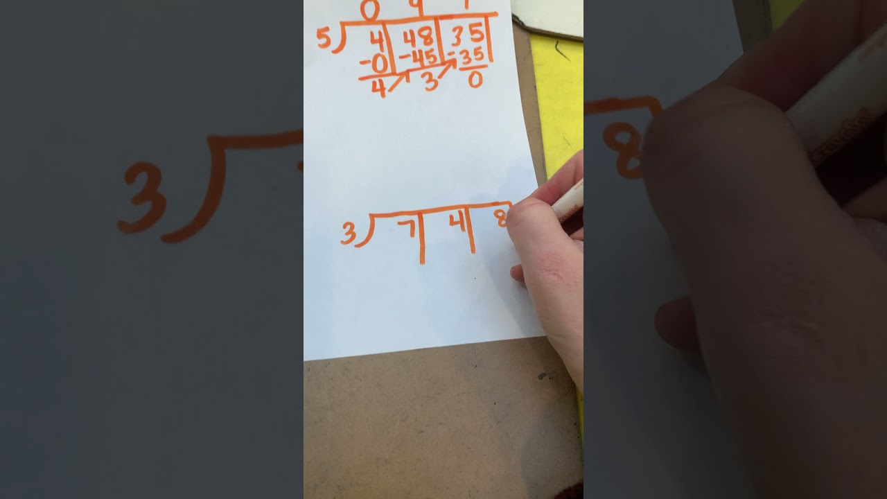 Horizontal Long Division