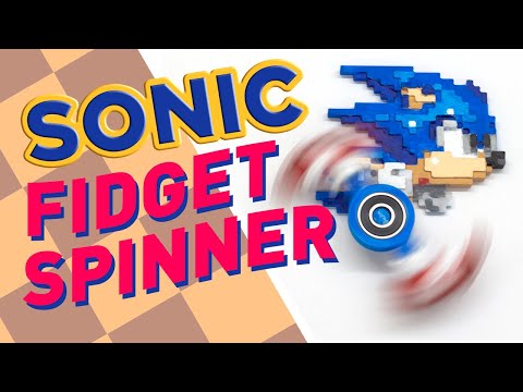 Sonic the Hedgehog Fidget Spinner by RadBench - Thingiverse