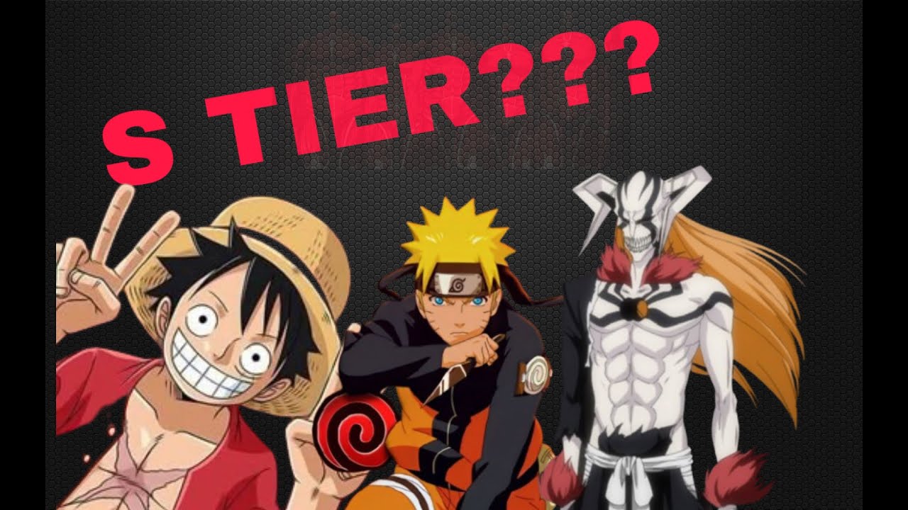 Main anime character tier list