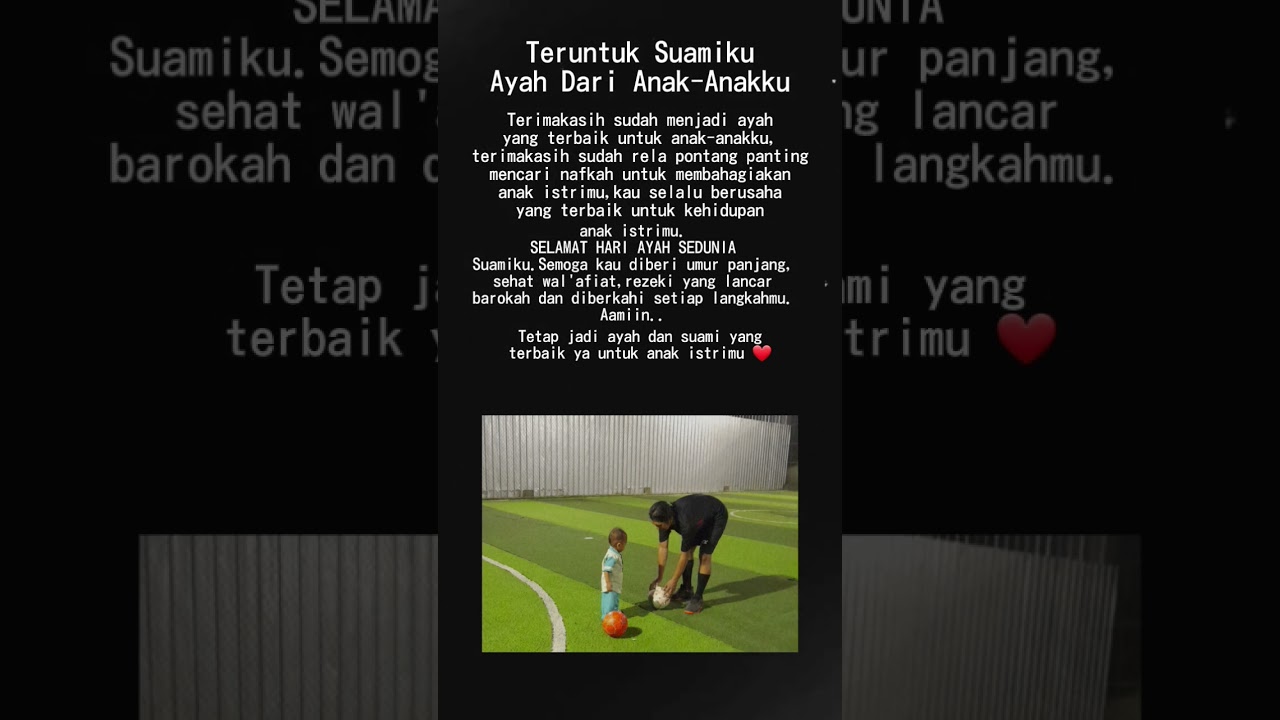 SELAMAT HARI AYAH UNTUK SUAMIKU #fyp #fyp