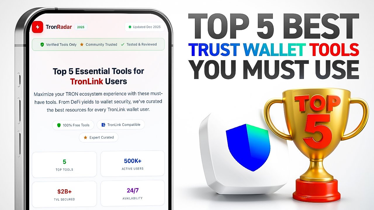 Top TRON DApps You Should Be Using With Trust Wallet