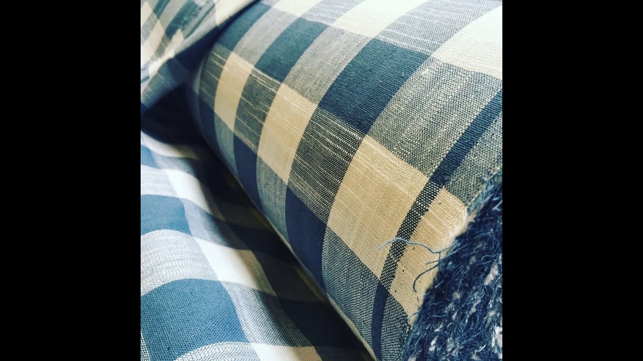 Gingham Linen Checked Linen Fabric Plaid Material Buffalo Check Cotton Yarn LUSHFABRIC.COM