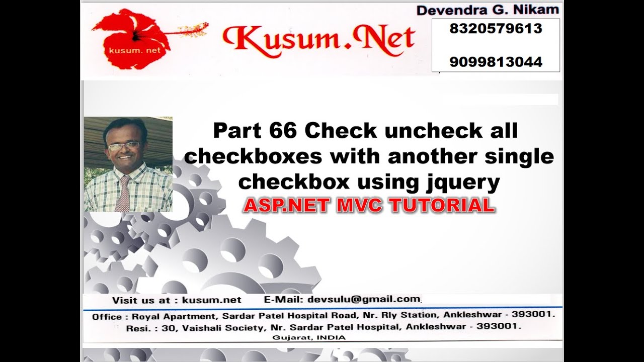 Part 66 Check uncheck all checkboxes with another single checkbox using jquery