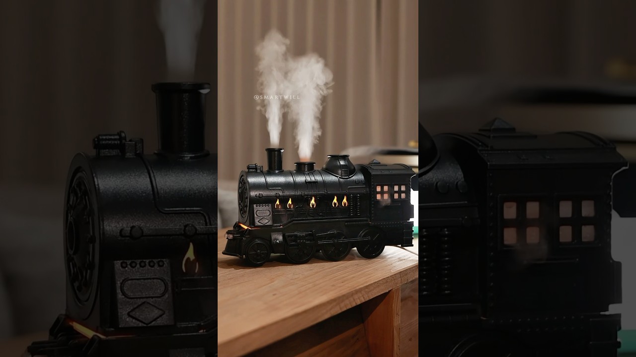 Steam Up Your Space.The Ultimate Train Aromatherapy Humidifier#humidifier #diffuser relax #gift