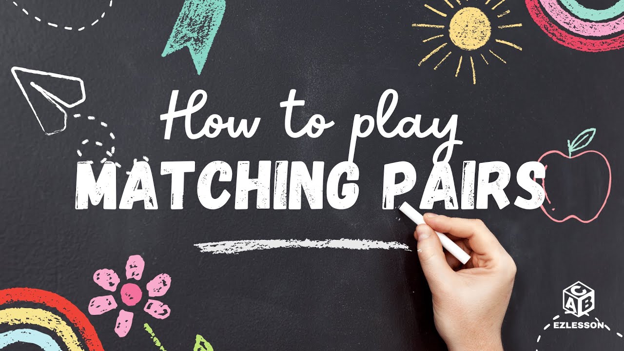 How to play Matching Pairs | ESL Vocabulary Games & Activities
