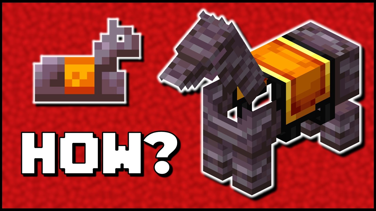 Minecraft - How To Get Netherite Horse Armor (Bedrock/Java)