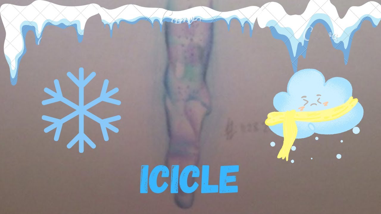 Realistic Icicle Drawing | JelloLuck