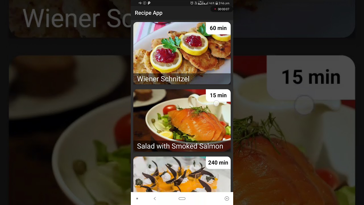Recipe App UI #Shorts