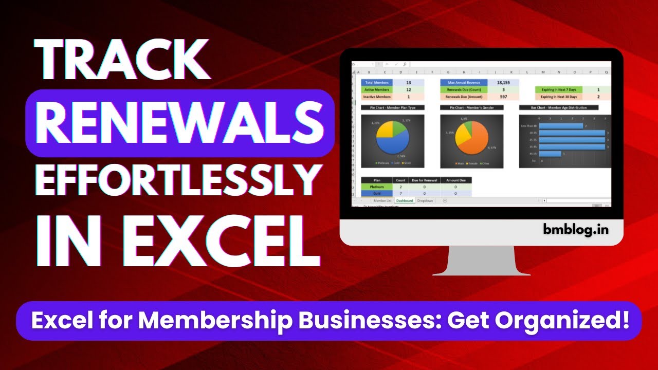 Master Membership Tracking with This Excel Template