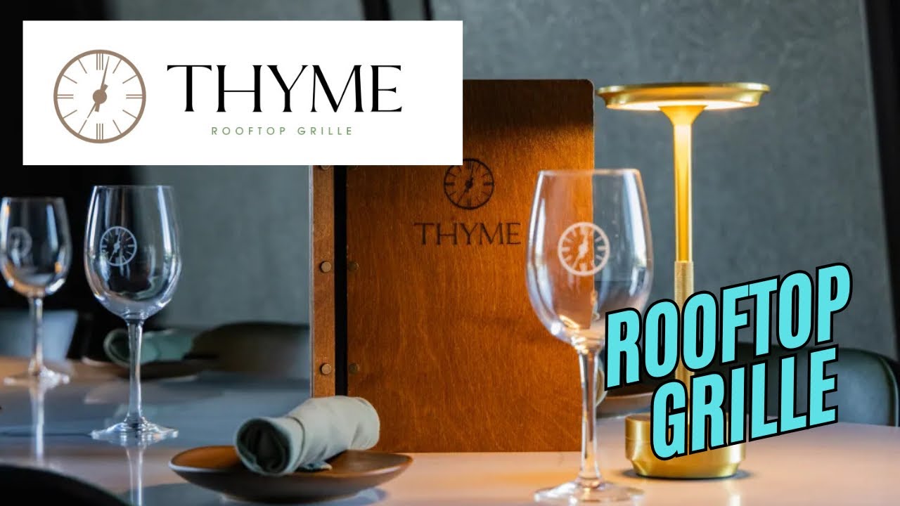 Thyme Rooftop Grille & Restaurant in Easton PA - What a great vibe and the food was GREAT!! #easton