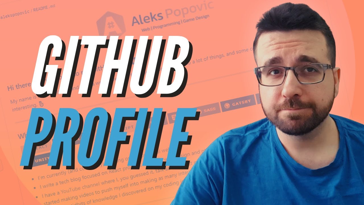 Easiest way to set up your GitHub profile page | GitHub ReadMe tutorial