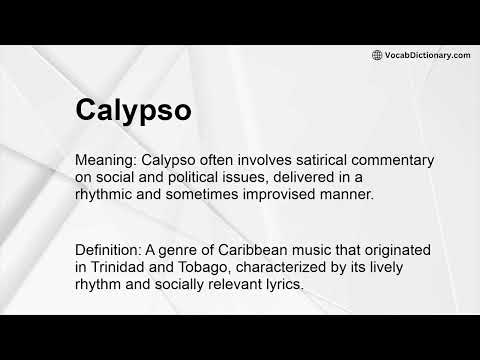 Calypso Meaning