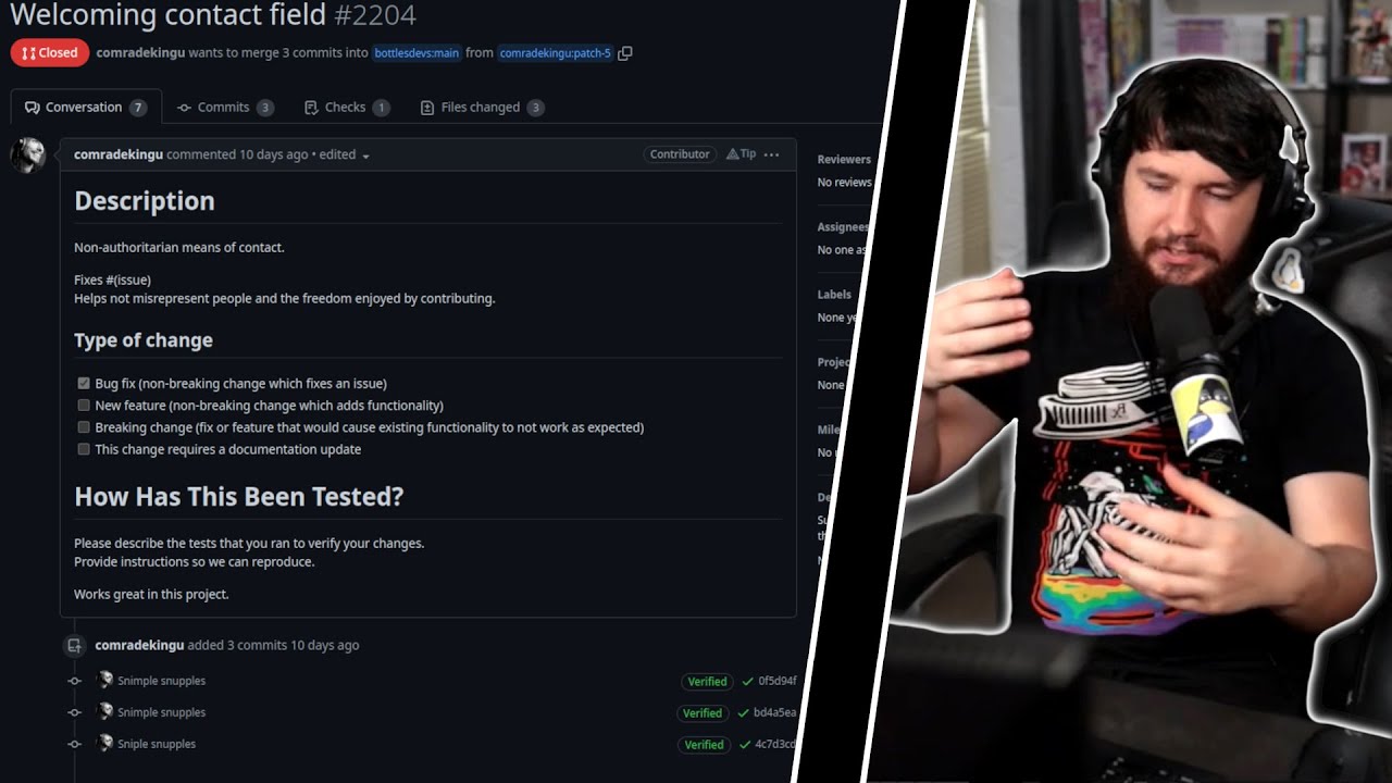 How Not To Contribute To Github