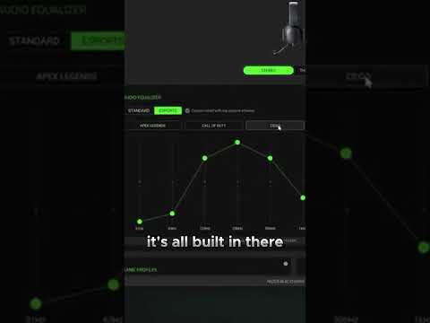 Razer's BlackShark V2 Pro Audio Profiles - New Feature!! #Shorts