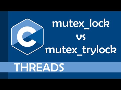 Difference between trylock and lock in C