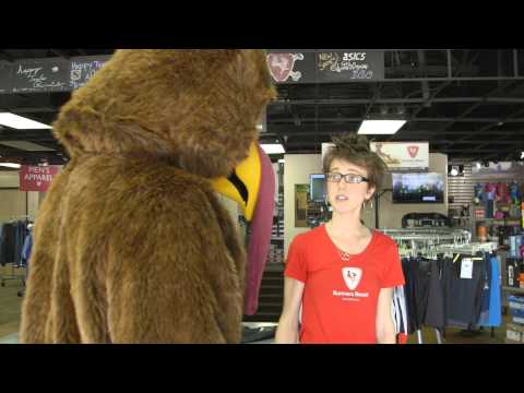 Gobbles Goes Shopping at Runner's Roost!