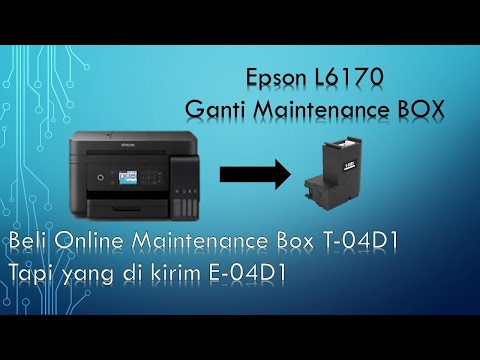 Ganti maintenance box epson L6170