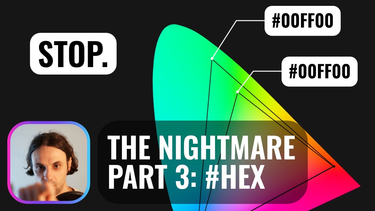 Let's stop using Hex / HTML colour codes. 